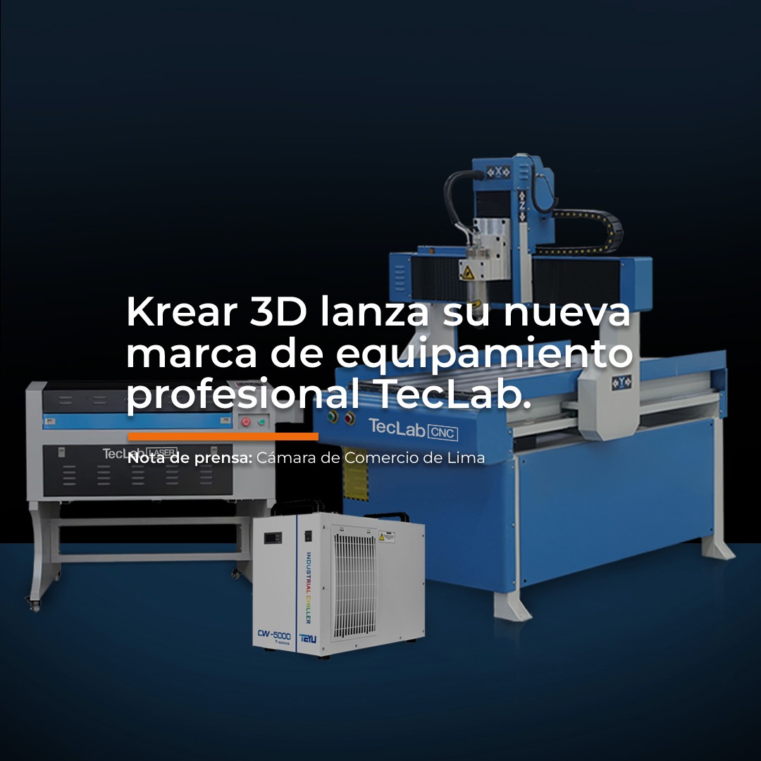 Krear 3D lanza su nueva marca de equipamiento profesional TecLab | Krear 3D
